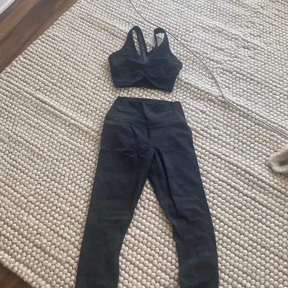 ALO Yoga | Pants & Jumpsuits | Alo Yoga Army Set | Poshmark